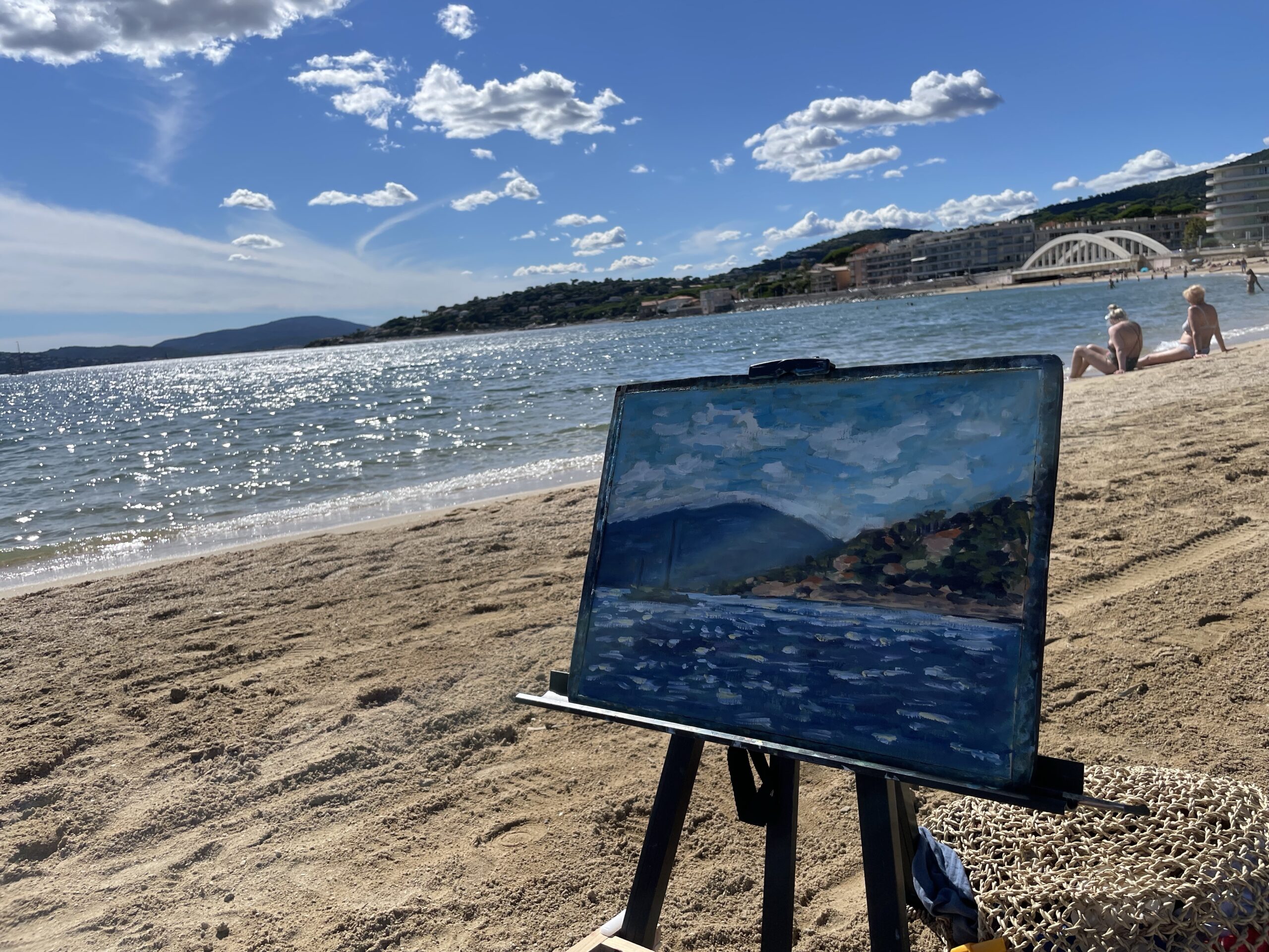 "Sainte Maxime" painting behind the scene